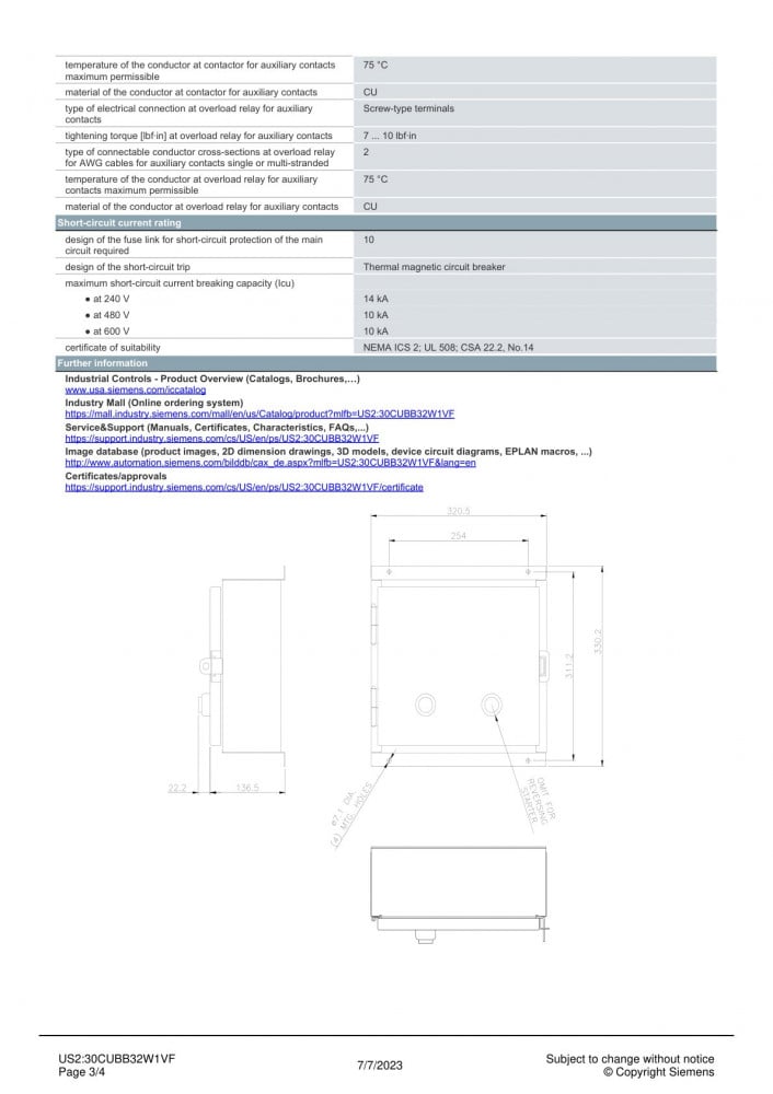30CUBB32W1VF technical document page 3