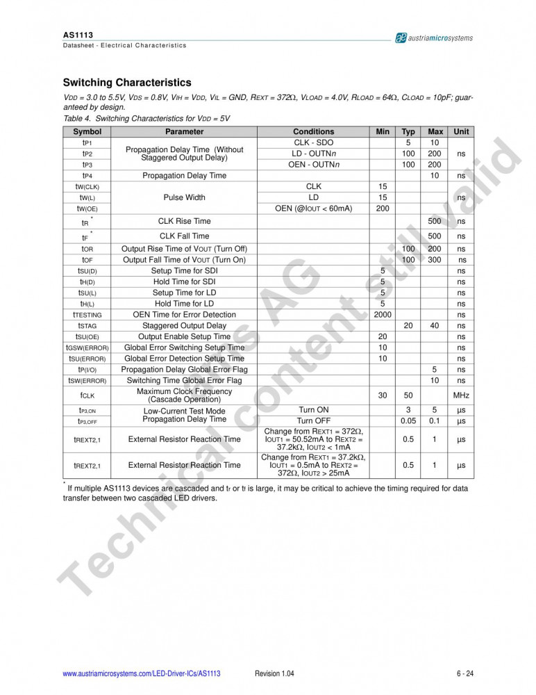 AS1113 datasheet page 7