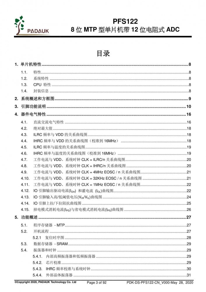 PFS122 datasheet page 3