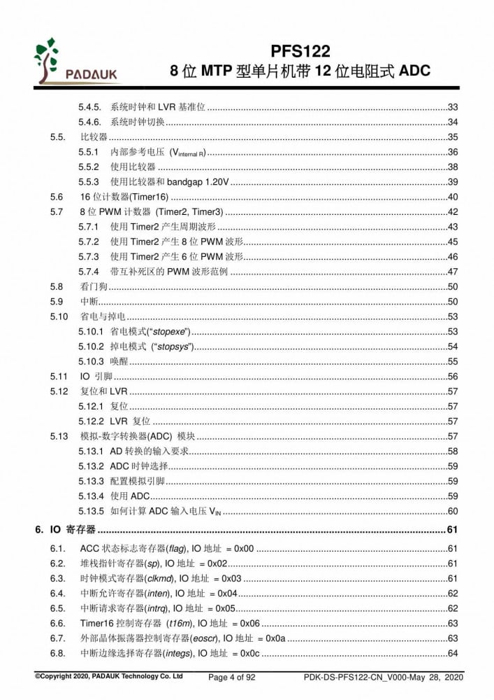 PFS122 datasheet page 4