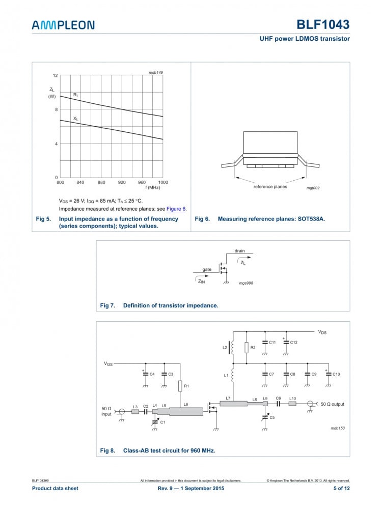 BLF1043 datasheet page 5