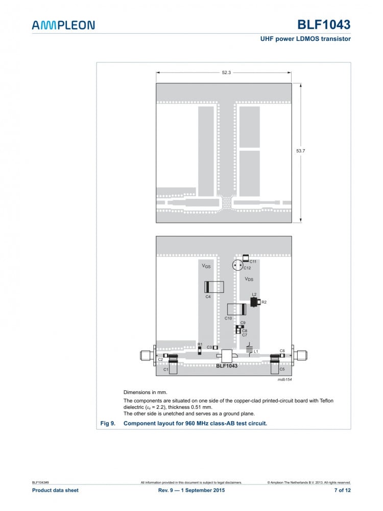 BLF1043 datasheet page 7