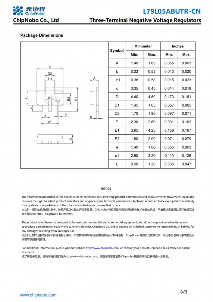 L79L05ABUTR-CN datasheet page 3