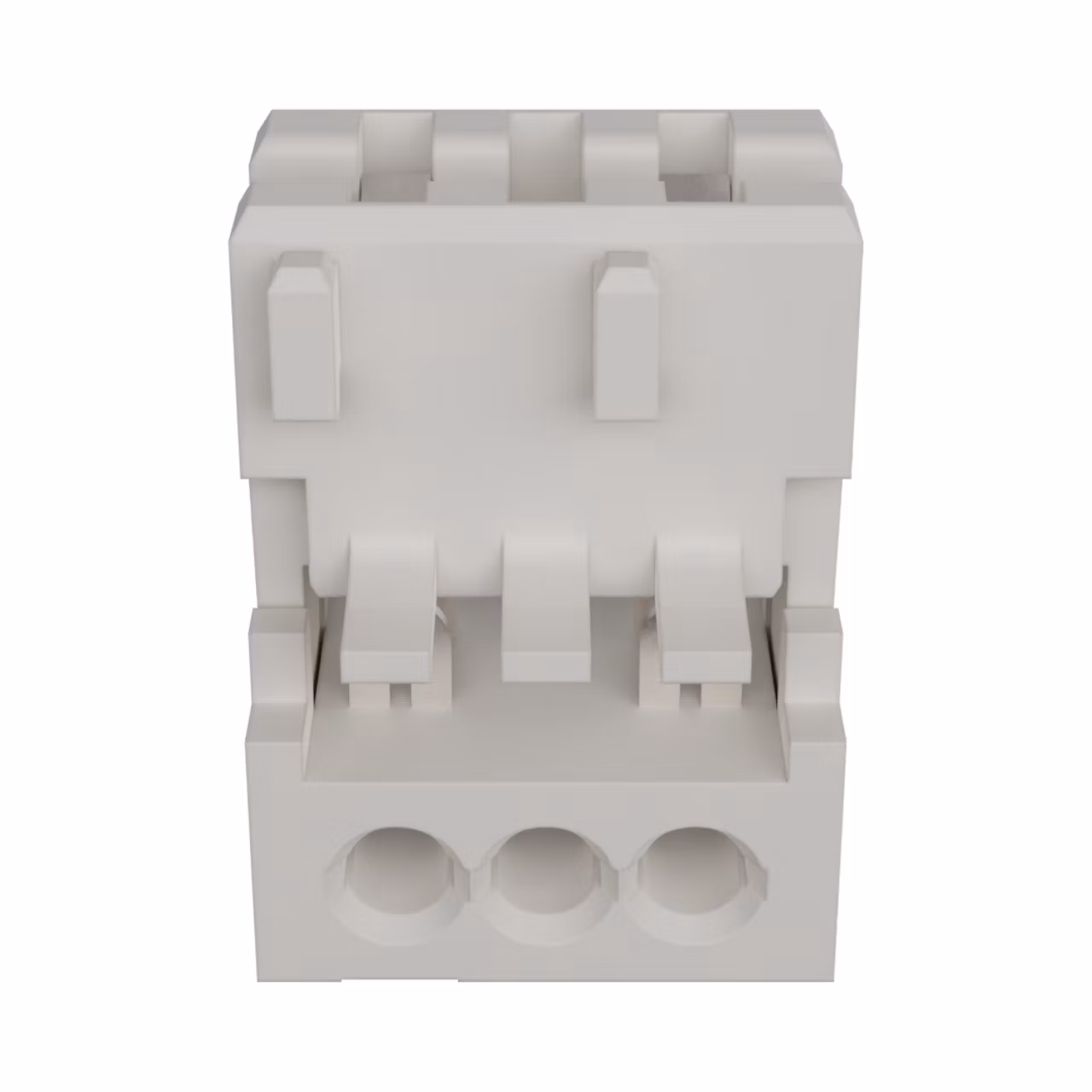 Appli-Mate RAST 2.5 Female Connector, 5.00mm Pitch, 2 Circuits, Position A and B Removed, Open Endwalls for sale
