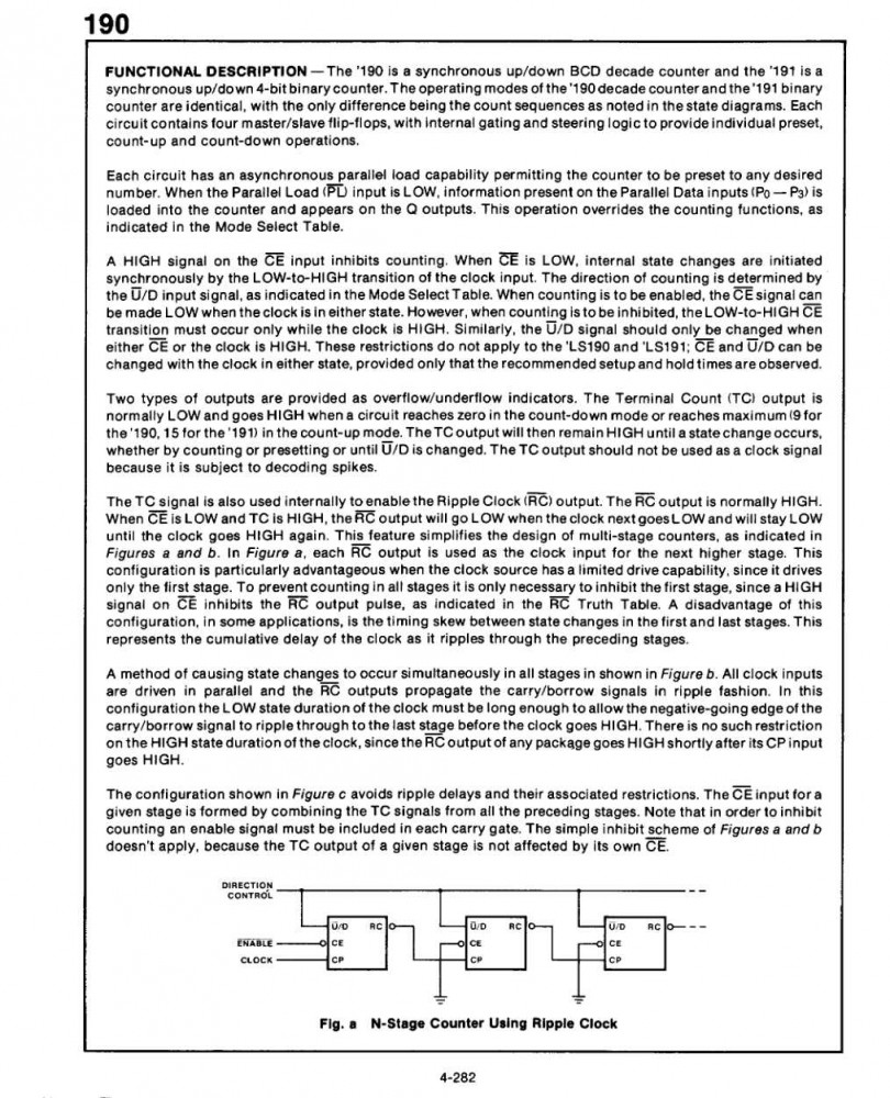 54LS190 datasheet page 4