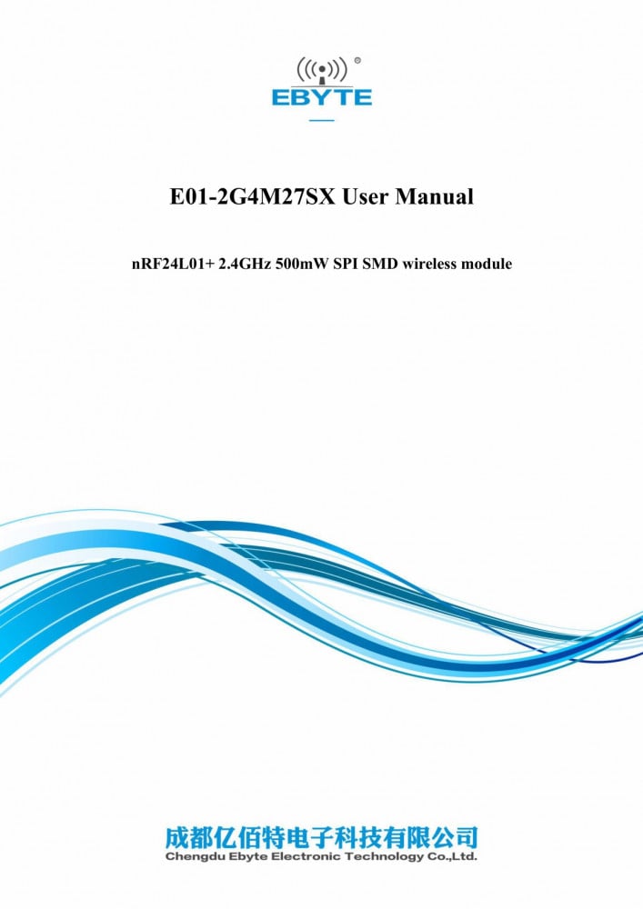 E01-2G4M27SX manual page 1