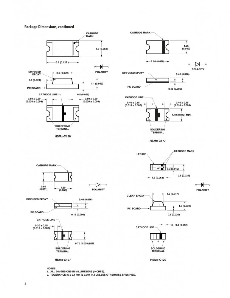 HSMR-C150 datasheet page 3