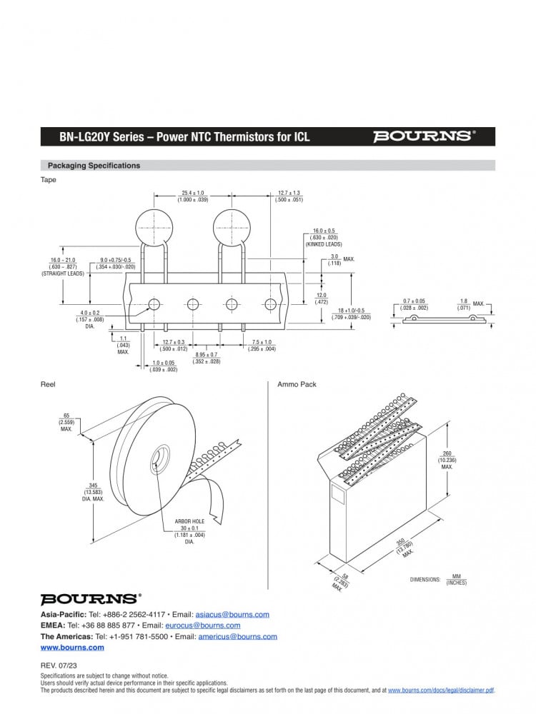 BN-LG20Y series datasheet page 4