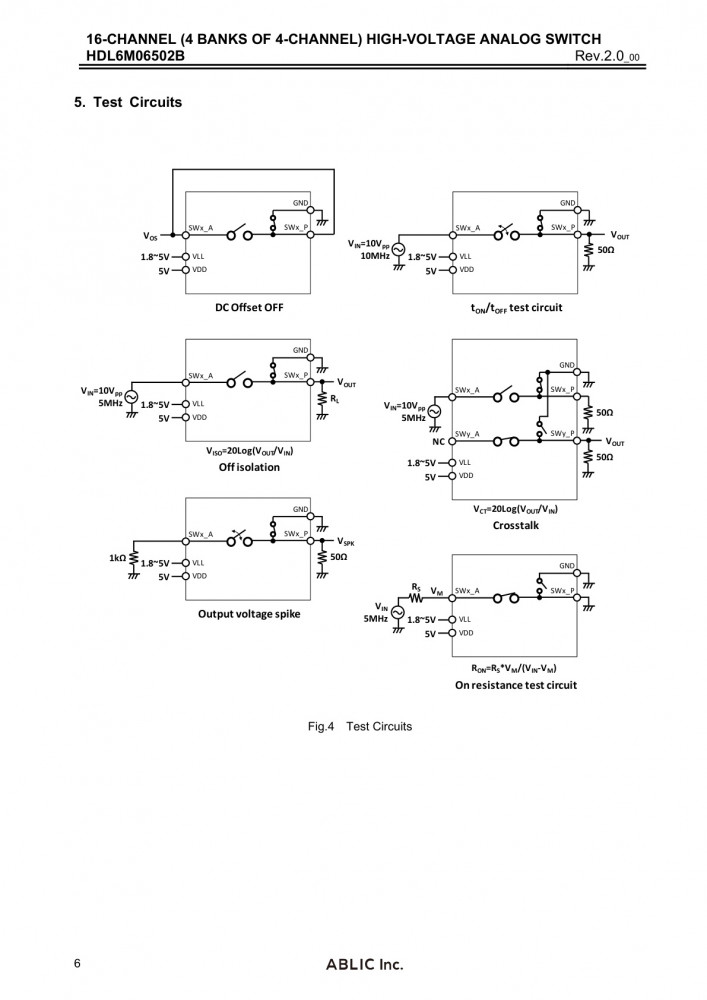 HDL6M06502B datasheet page 6