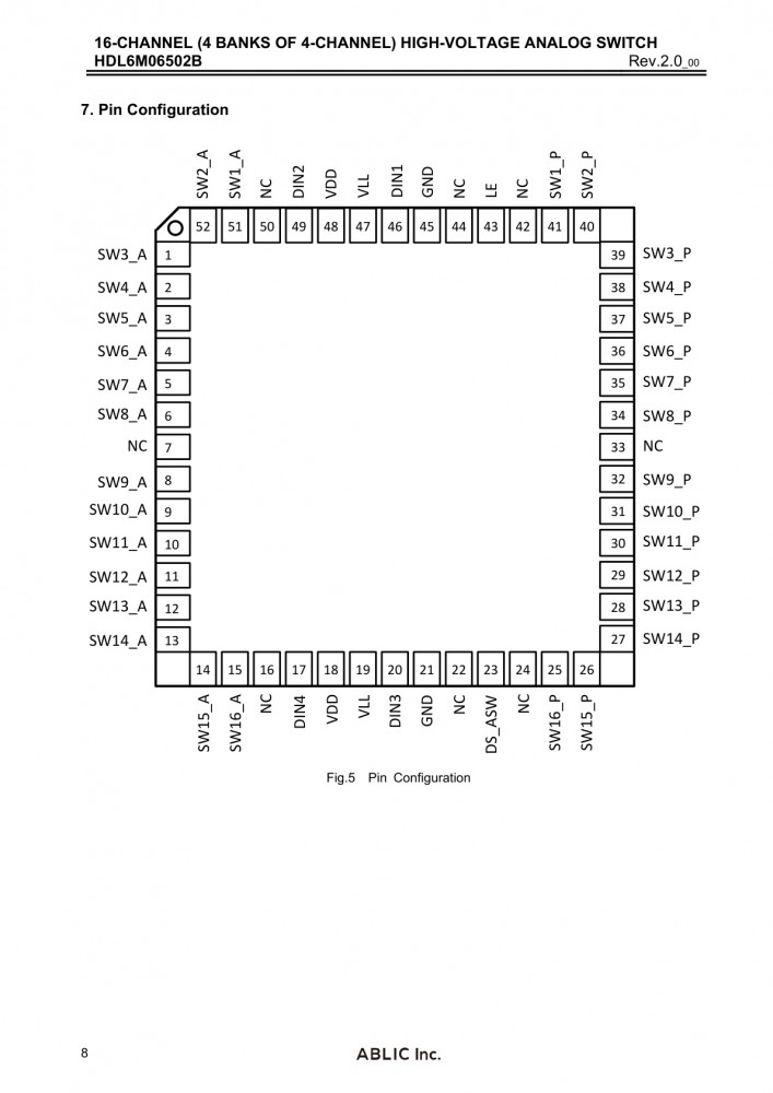 HDL6M06502B datasheet page 8