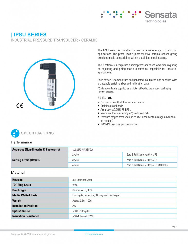 IPSU product document page 1