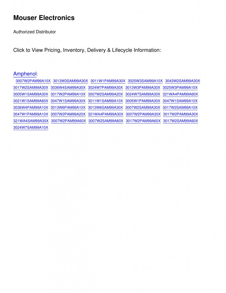 CONEC combination D-Sub technical document page 3
