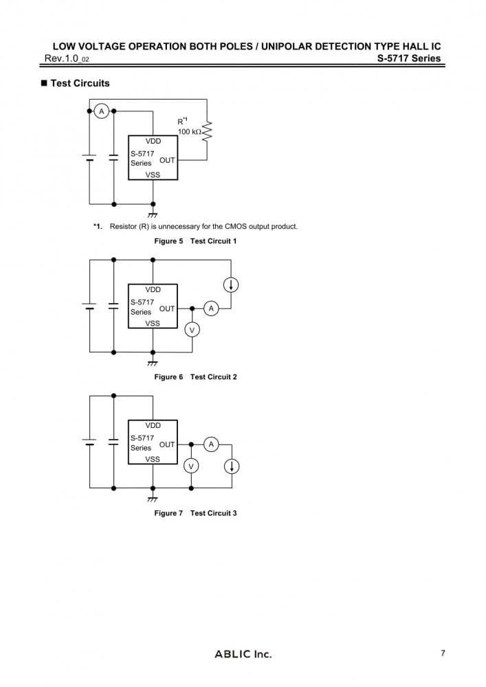 S-5717 datasheet page 7