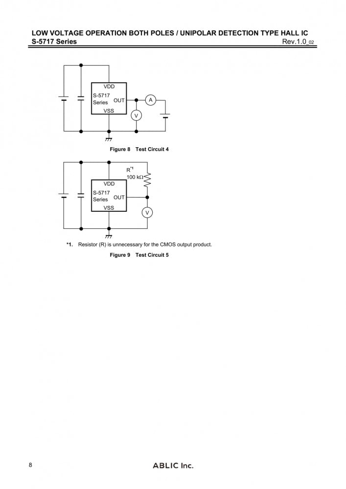 S-5717 datasheet page 8