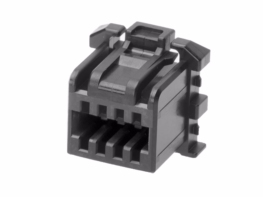 Micro-Lock Plus TPA Type Receptacle Housing, 1.25mm Pitch, Low-Halogen, Dual Row, Positive Lock, 24 Circuits, Natural (White)