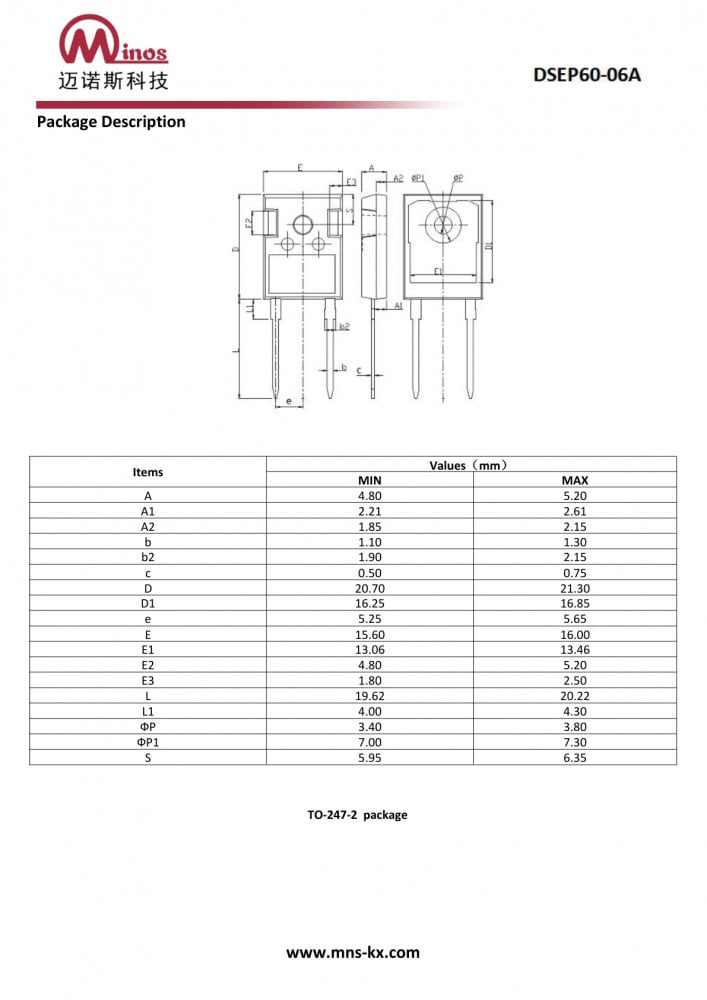 DSEP60-06A-MNS datasheet page 3