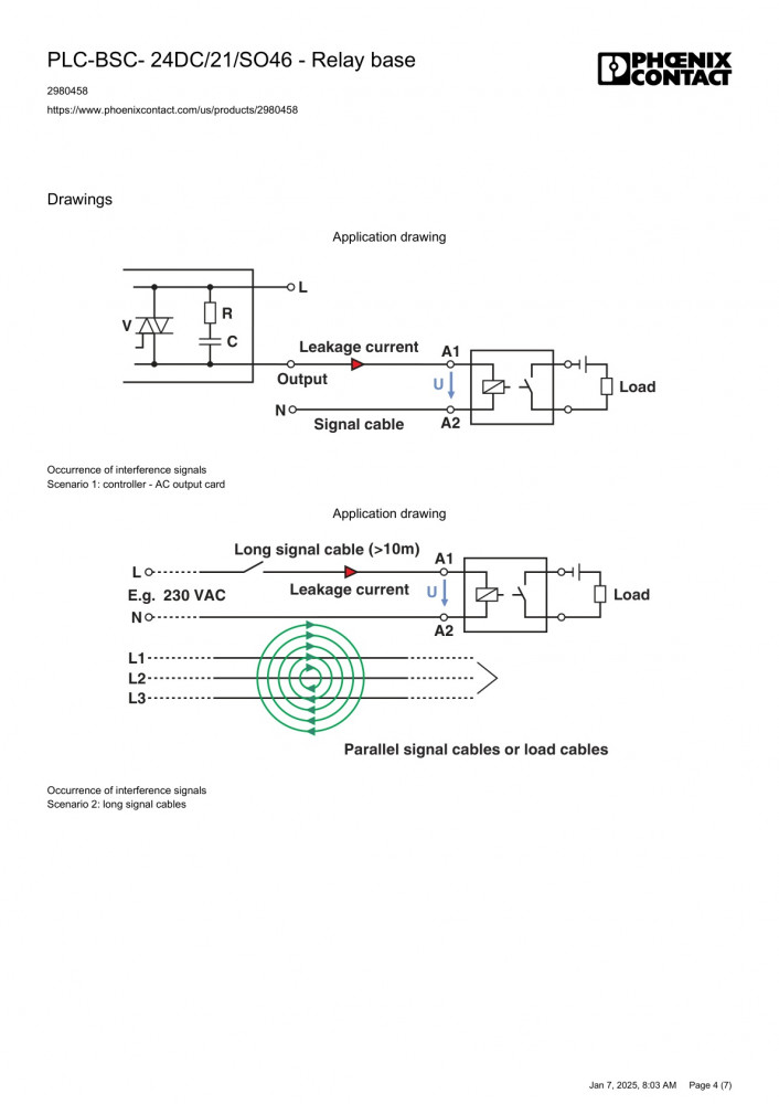 Phoenix Contact 2980458 technical document page 4
