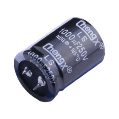 Chengx LS187M400P25RR0VH2SP0 Aluminum Electrolytic Capacitor