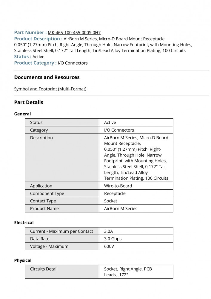 Product document image, page 1