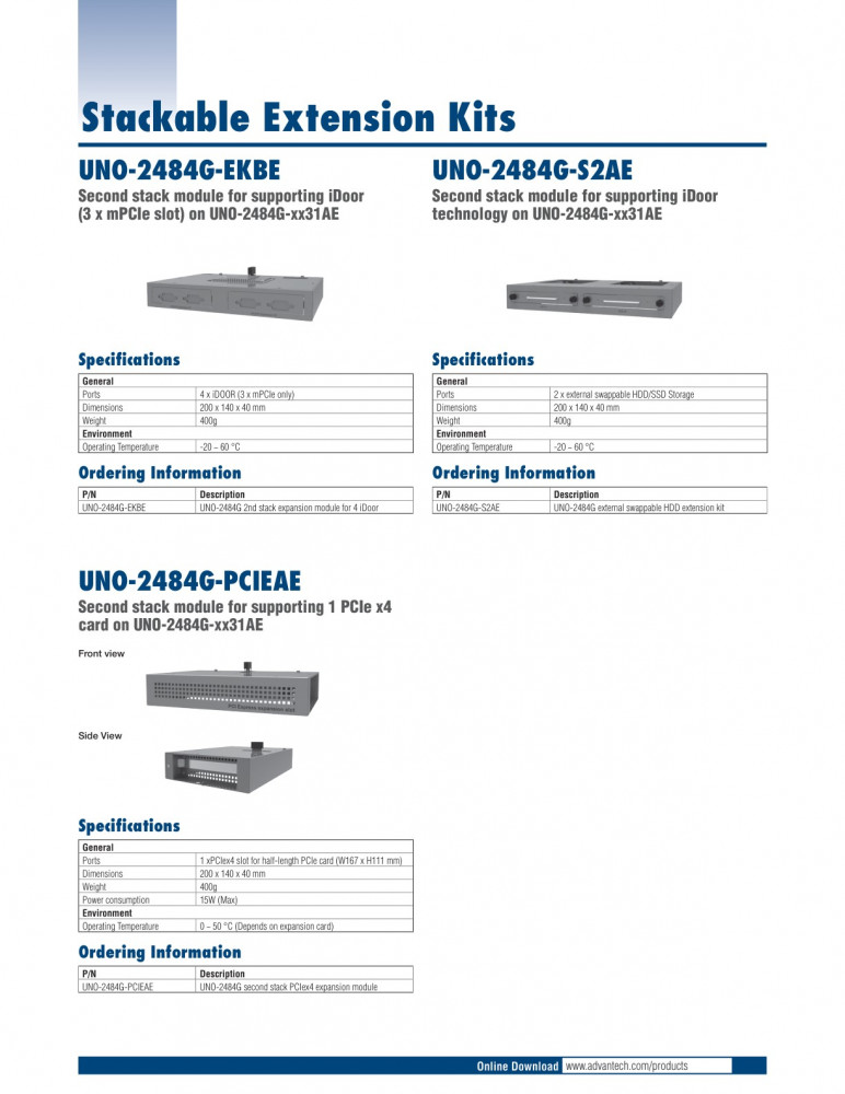 UNO-2484G technical document page 4