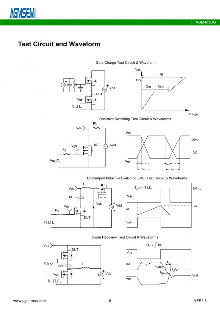 AGM403DG datasheet page 6