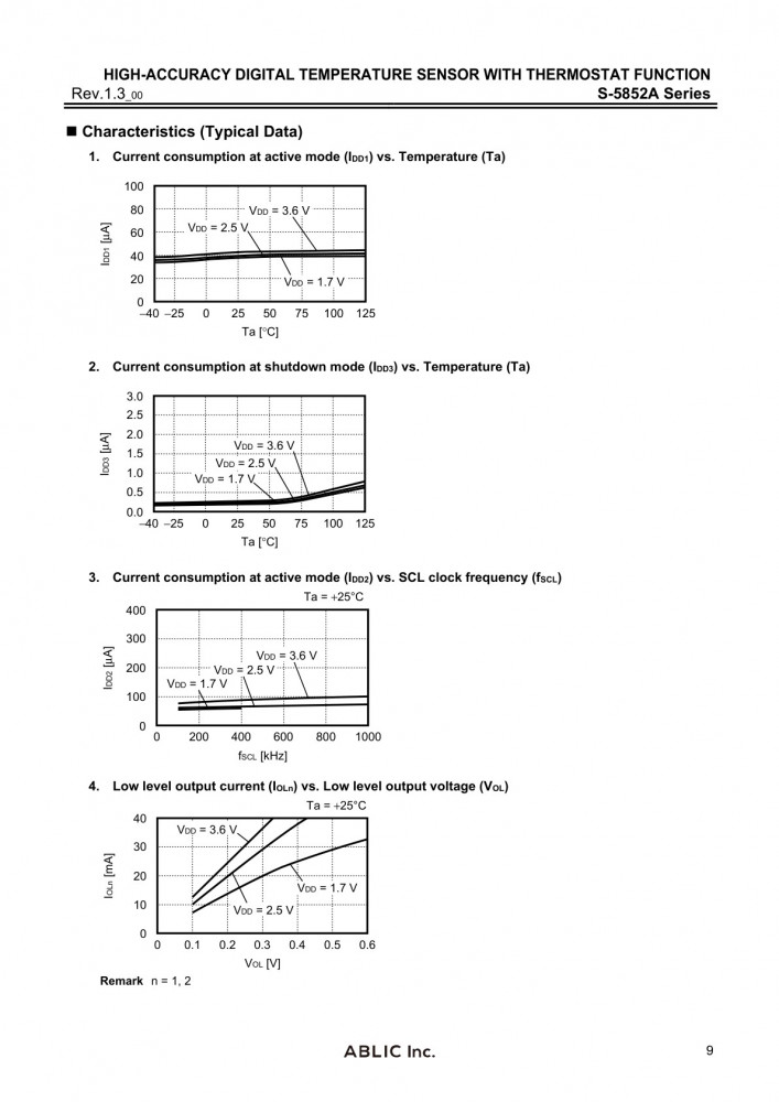 S-5852A datasheet page 9