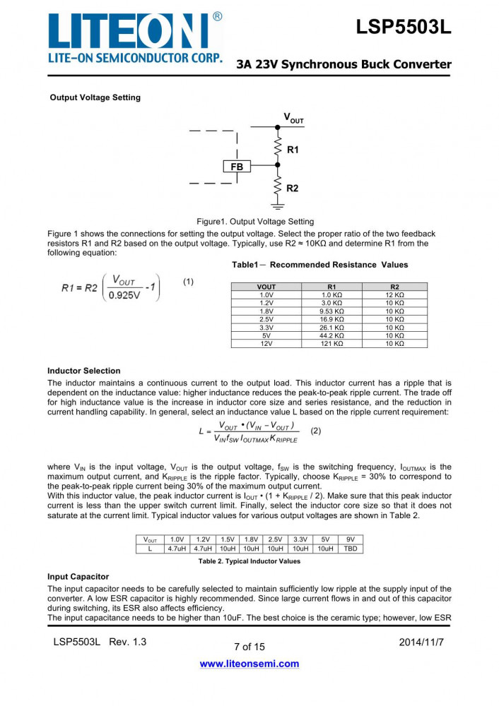 LSP5503L-R8A datasheet page 7