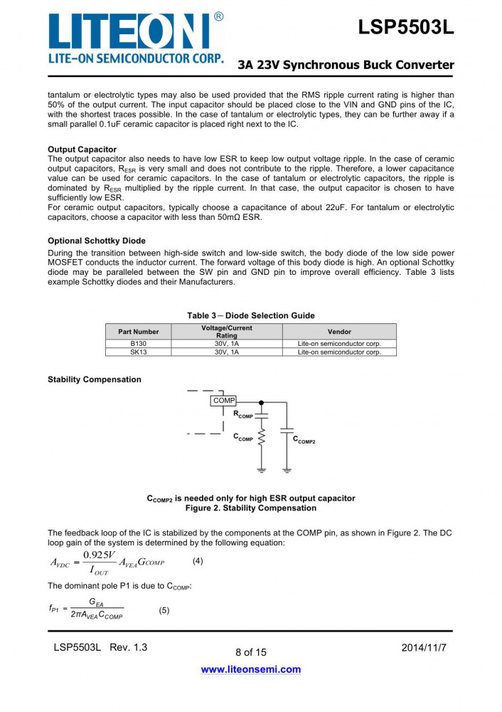 LSP5503L-R8A datasheet page 8