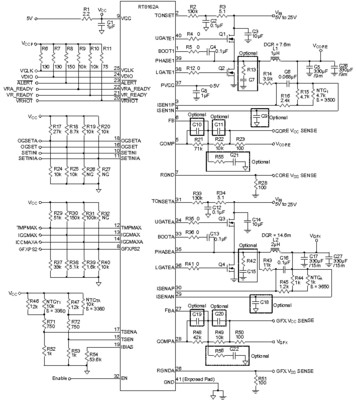 RT8162A - Dual Single-Phase PWM Controller for CPU and GPU Core Power Supply for sale
