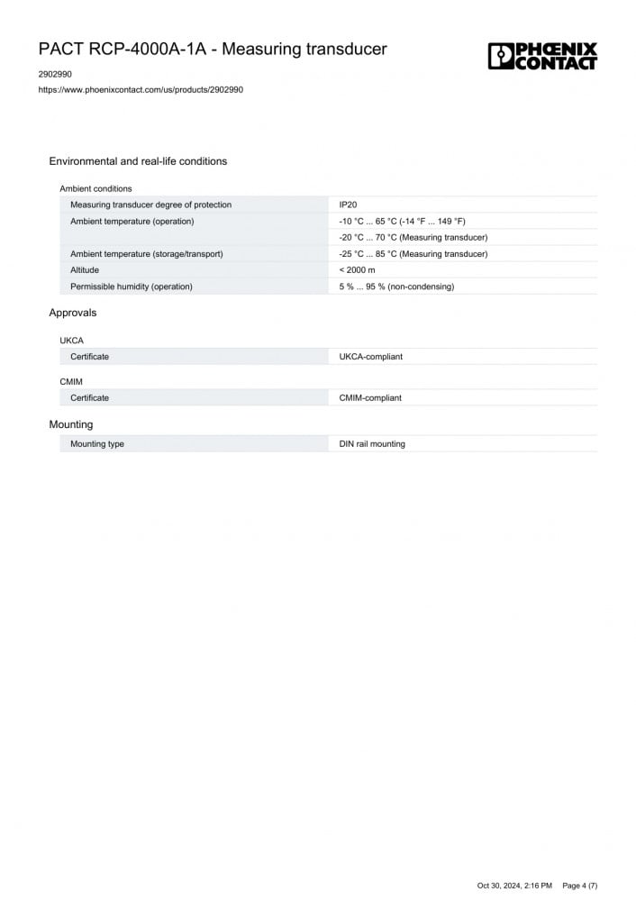 Phoenix Contact 2902990 document page 4