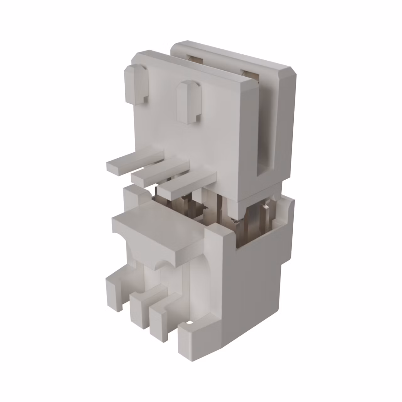 Appli-Mate RAST Power IDT Housing, 5.00mm Pitch, Direct/Indirect, Female, 2 Circuits, Code Keys B and D Removed, Open End Walls for sale