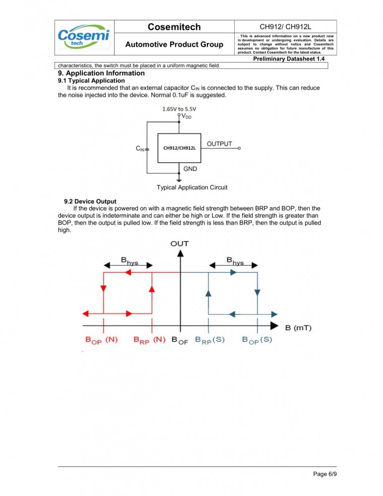 CH912LSR datasheet page 6