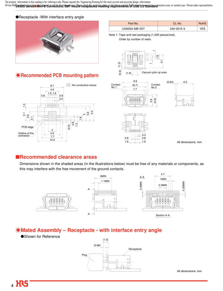 HRS UX60S catalog page 4
