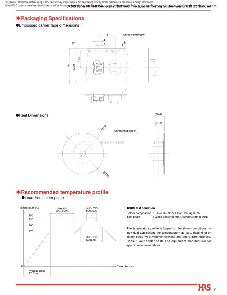 HRS UX60S catalog page 7