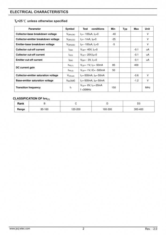 8550S datasheet page 2