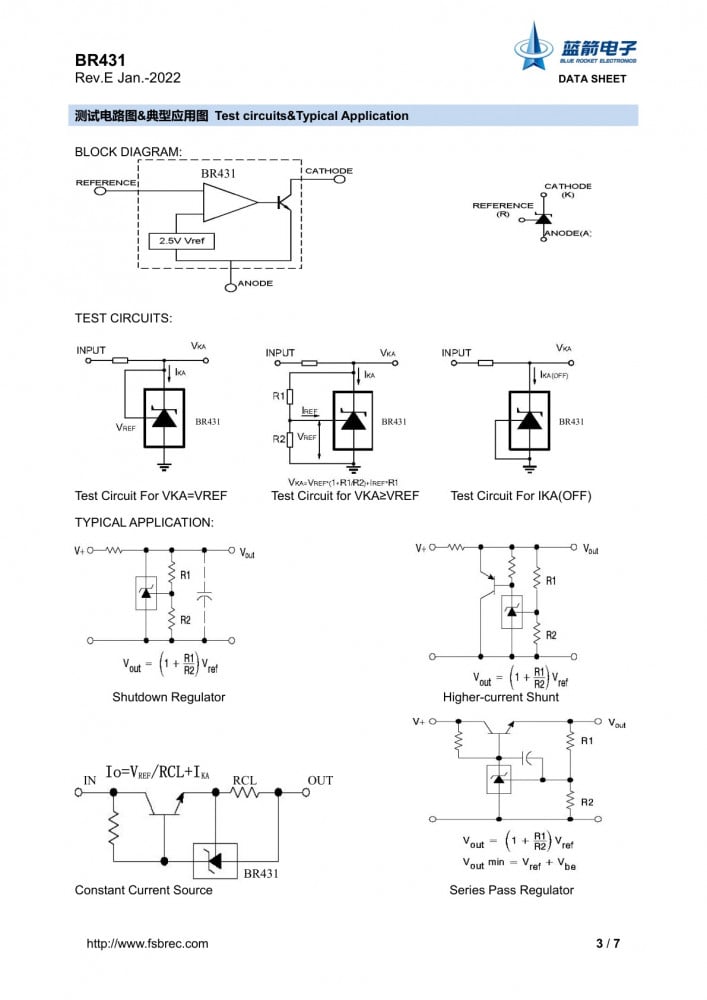 BR431-A datasheet page 3