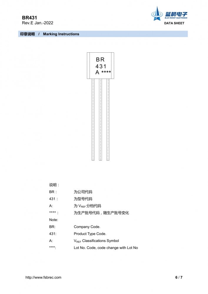 BR431-A datasheet page 6
