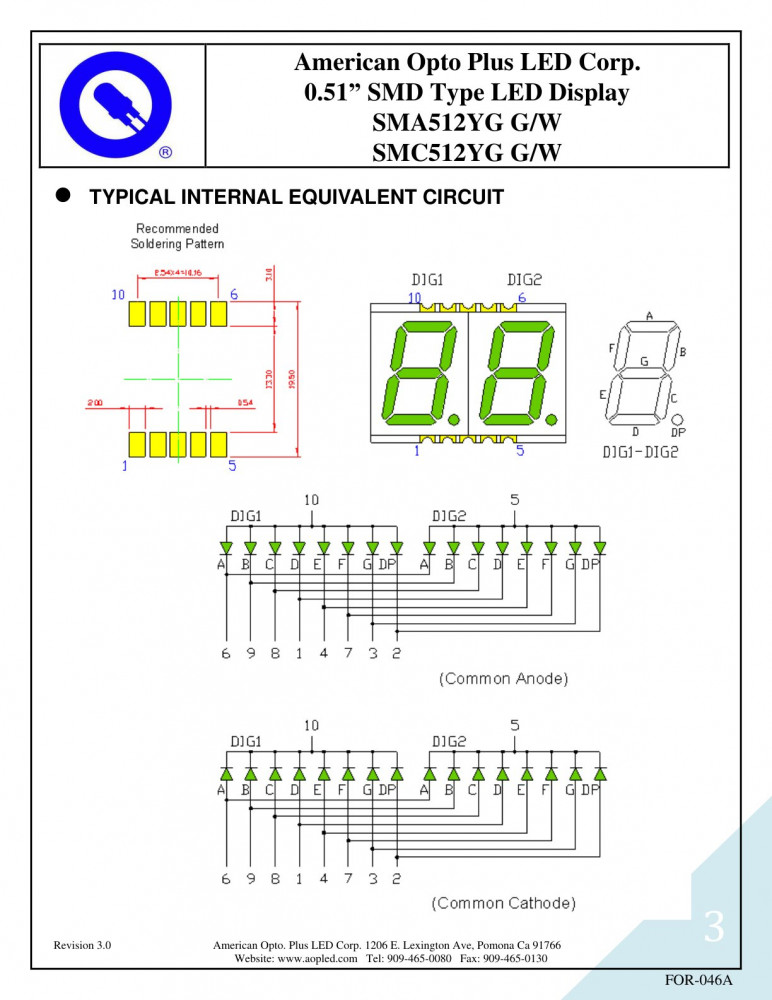 SMC512YG datasheet page 3