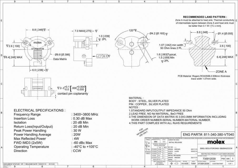 0735912039 product drawing preview