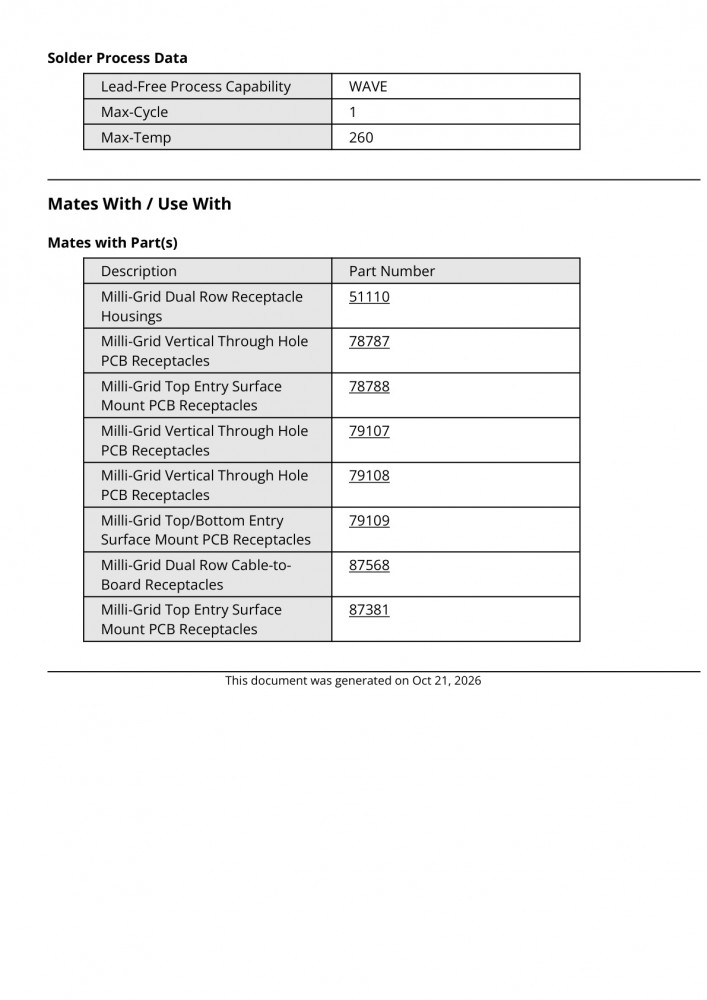 MOLEX 878313221 technical document image, page 4