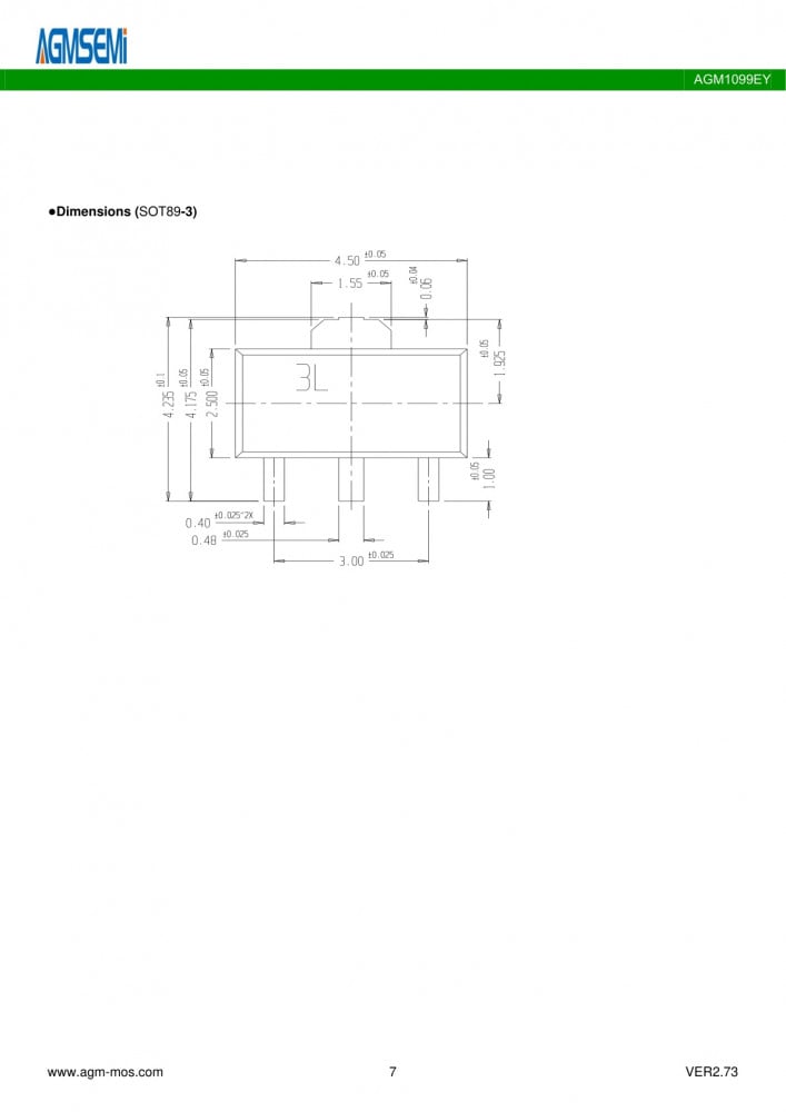 AGM1099EY datasheet page 7