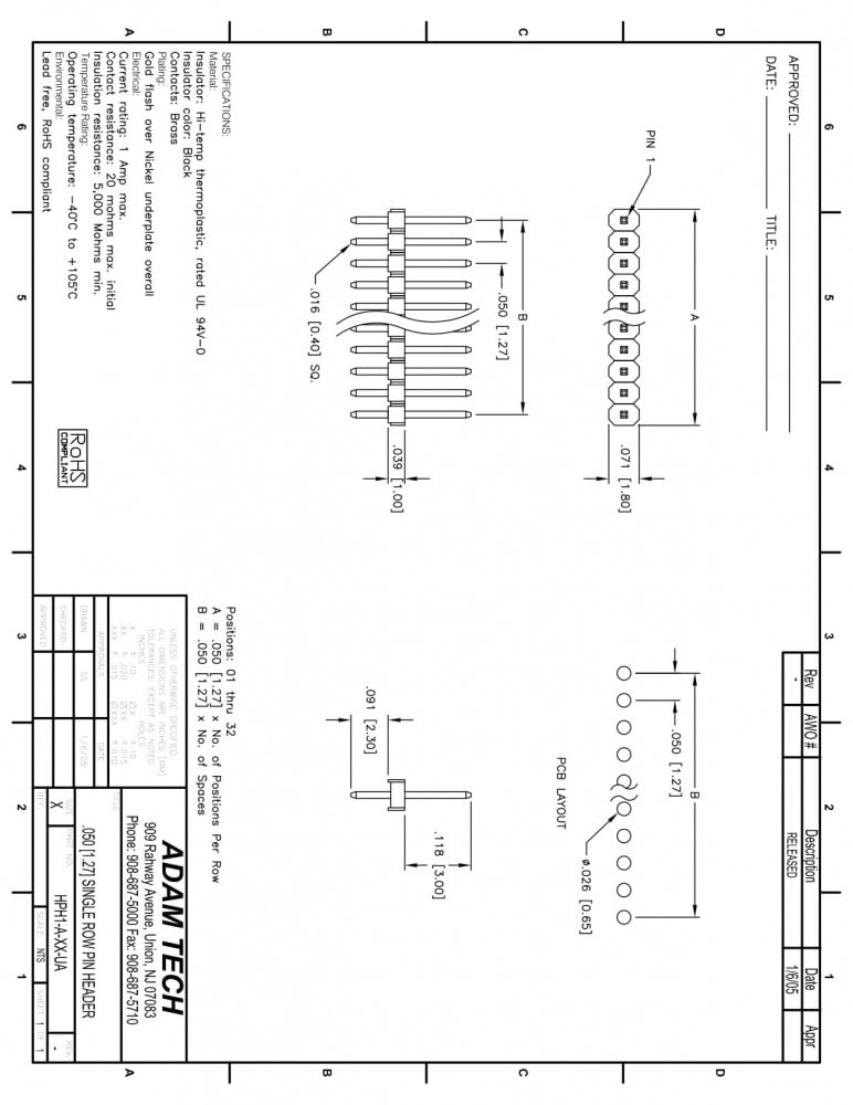 HPH1-A-12-UA technical document preview