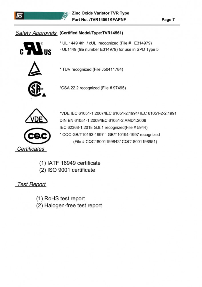 TVR14561KFAPNF datasheet page 10