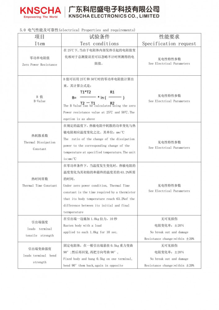 KNSCHA 206RV165 datasheet page 6
