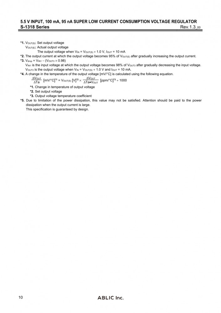 S-1318 datasheet page 10