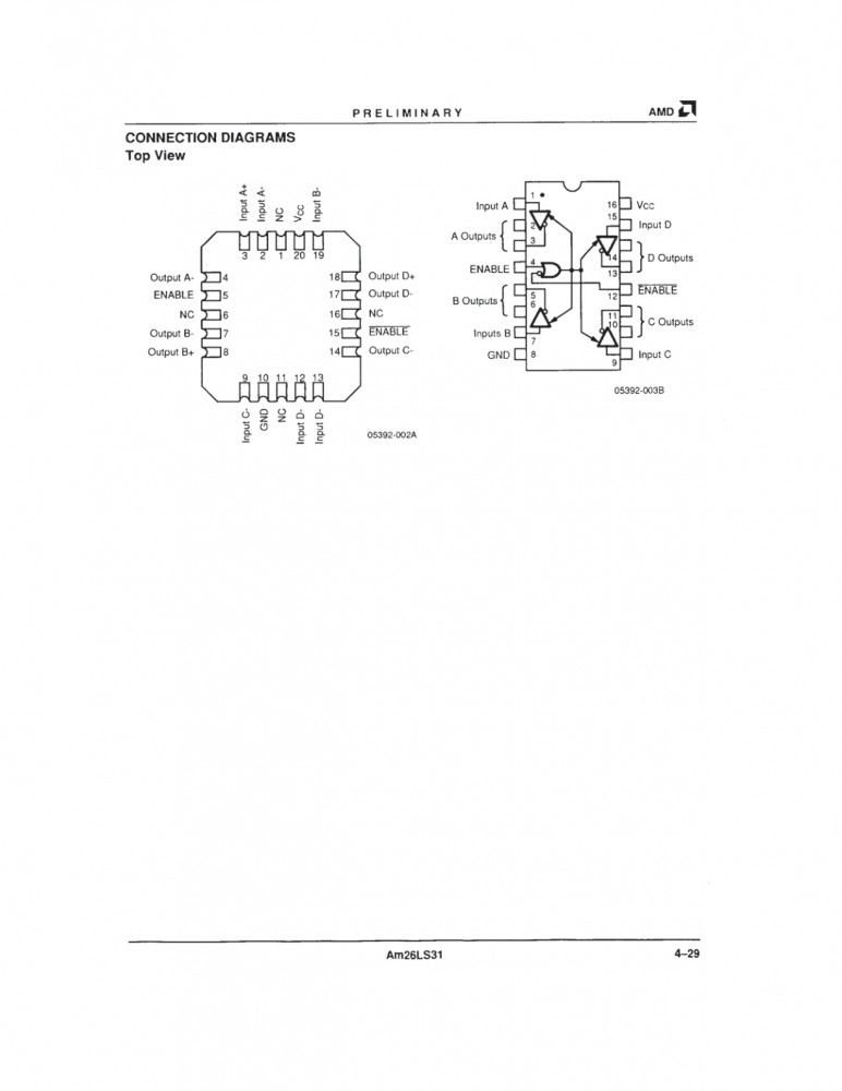 AM26LS31SC technical document page 3