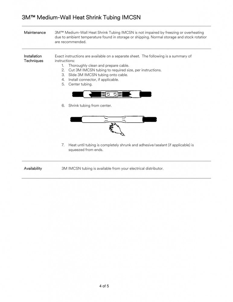 3M IMCSN datasheet page 4