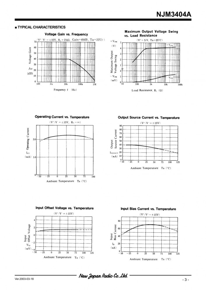 NJM3404A datasheet page 3