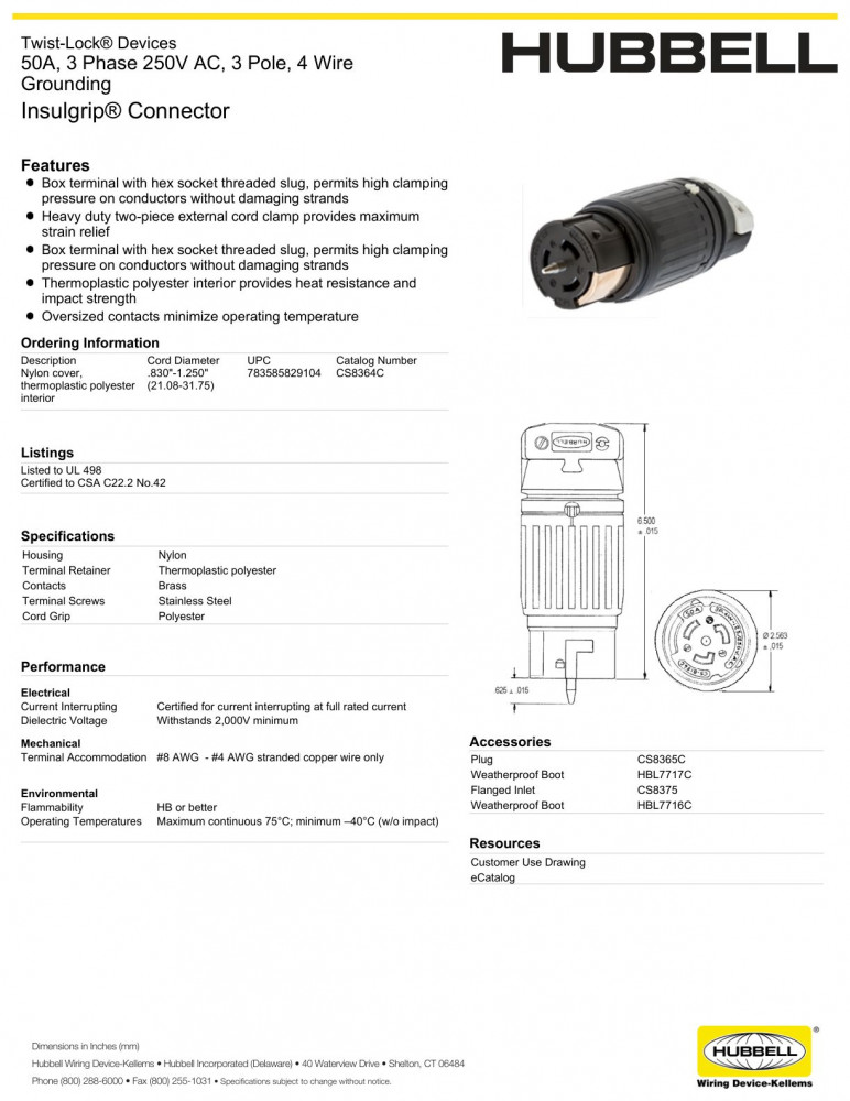 CS8364C product documentation preview