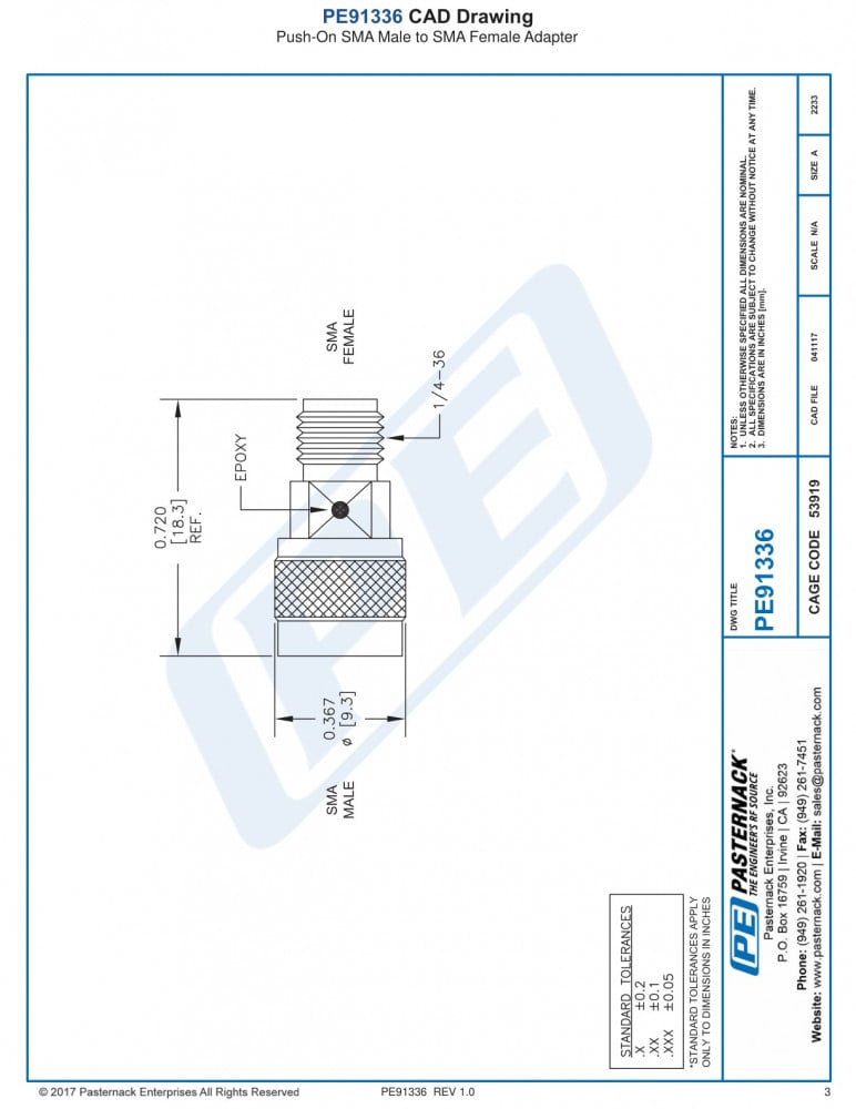 PE91336 technical document page 3